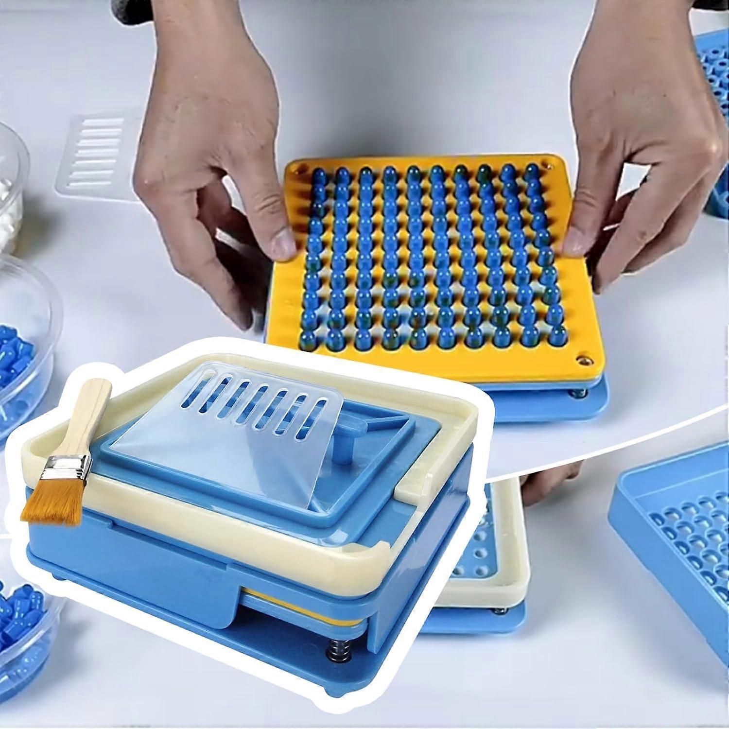 Pill Capsules Filling Kitsch Tray Manual Capsule Filler for Hospital ...