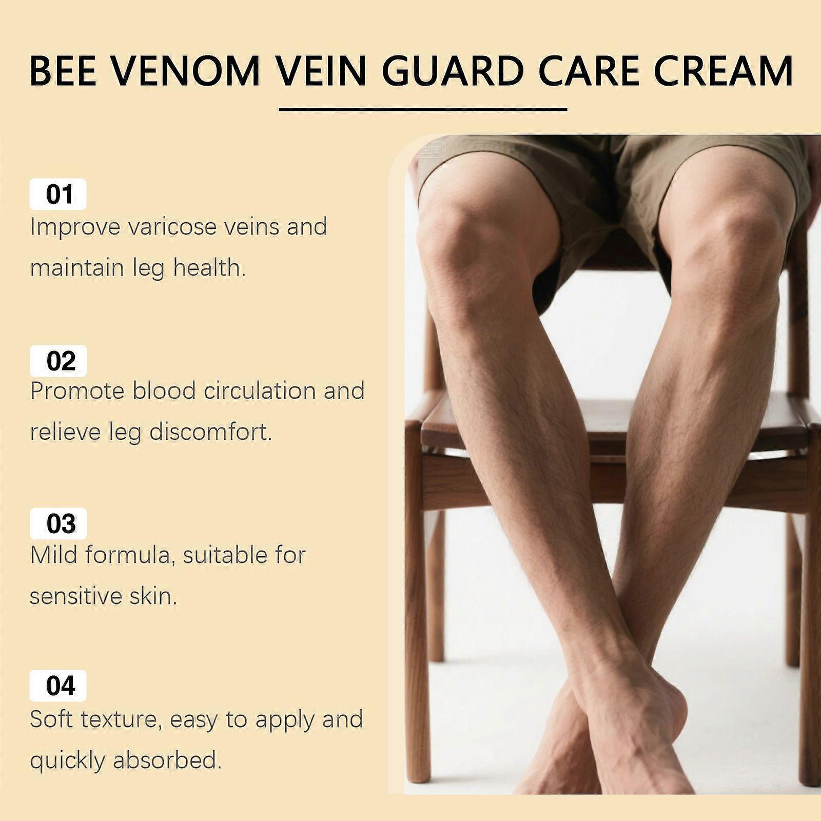 Bee Venom Vein Guard Care Cream, Anti-Varicose Cream, Anti-Varicose ...