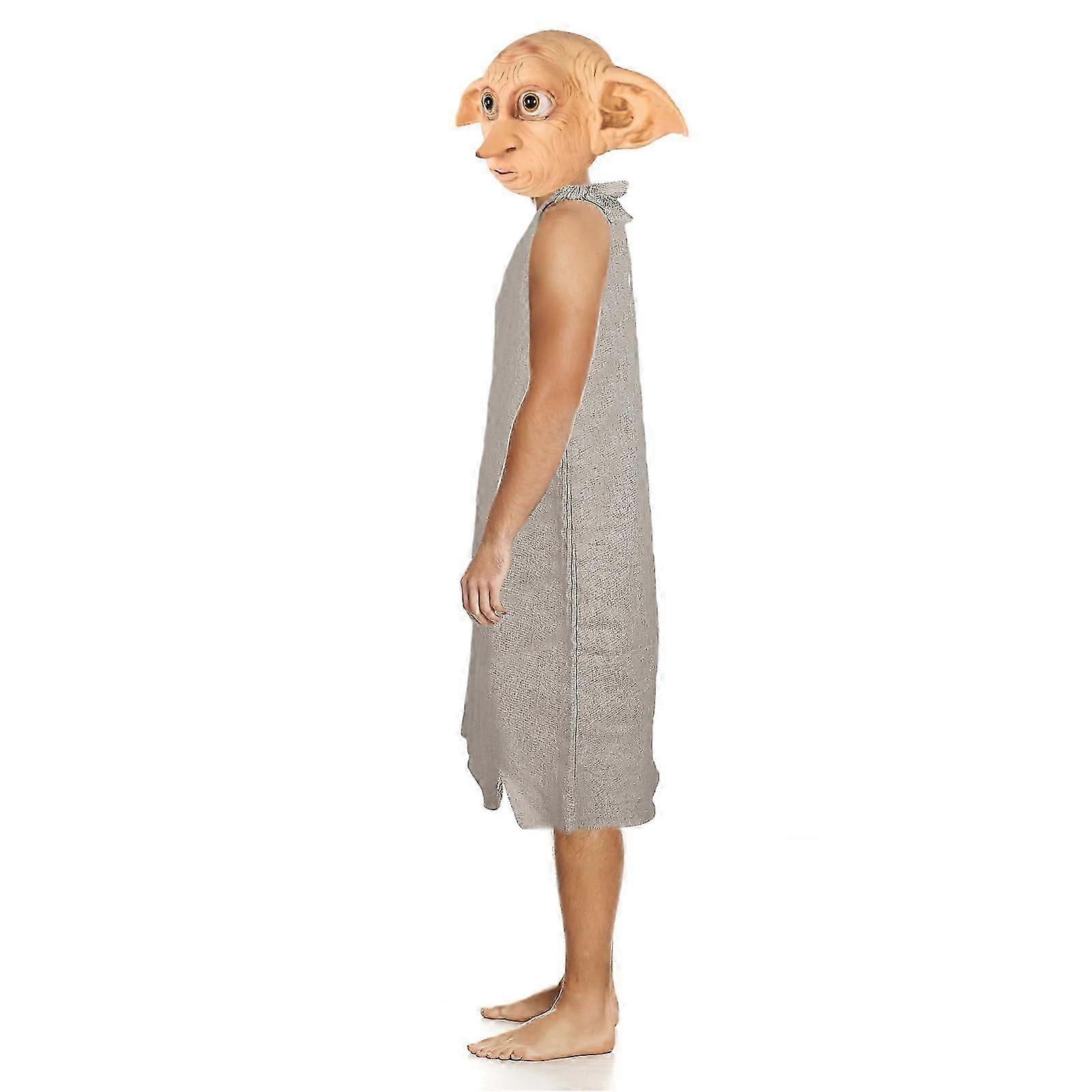Dobby Costume Adult Dobby Mask Elf Ears Full Head Latex Mask Halloween ...