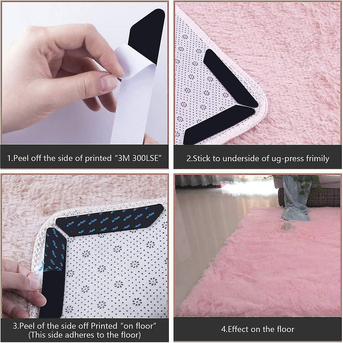 Anti-slip Mat For Carpet, 16 Pieces Carpet Stickers Washable And ...