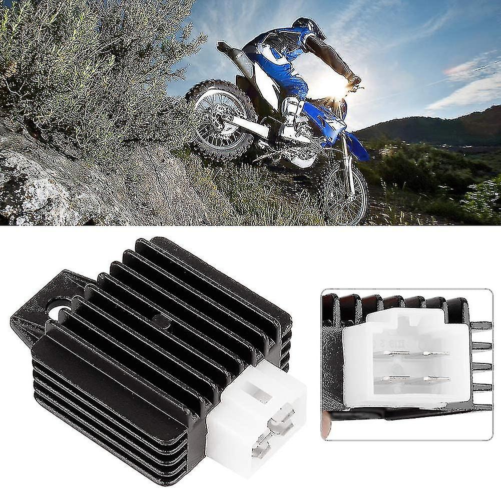 12v Motorcycle Rectifier Regulator, Aluminum Alloy Rectifier Full Wave ...