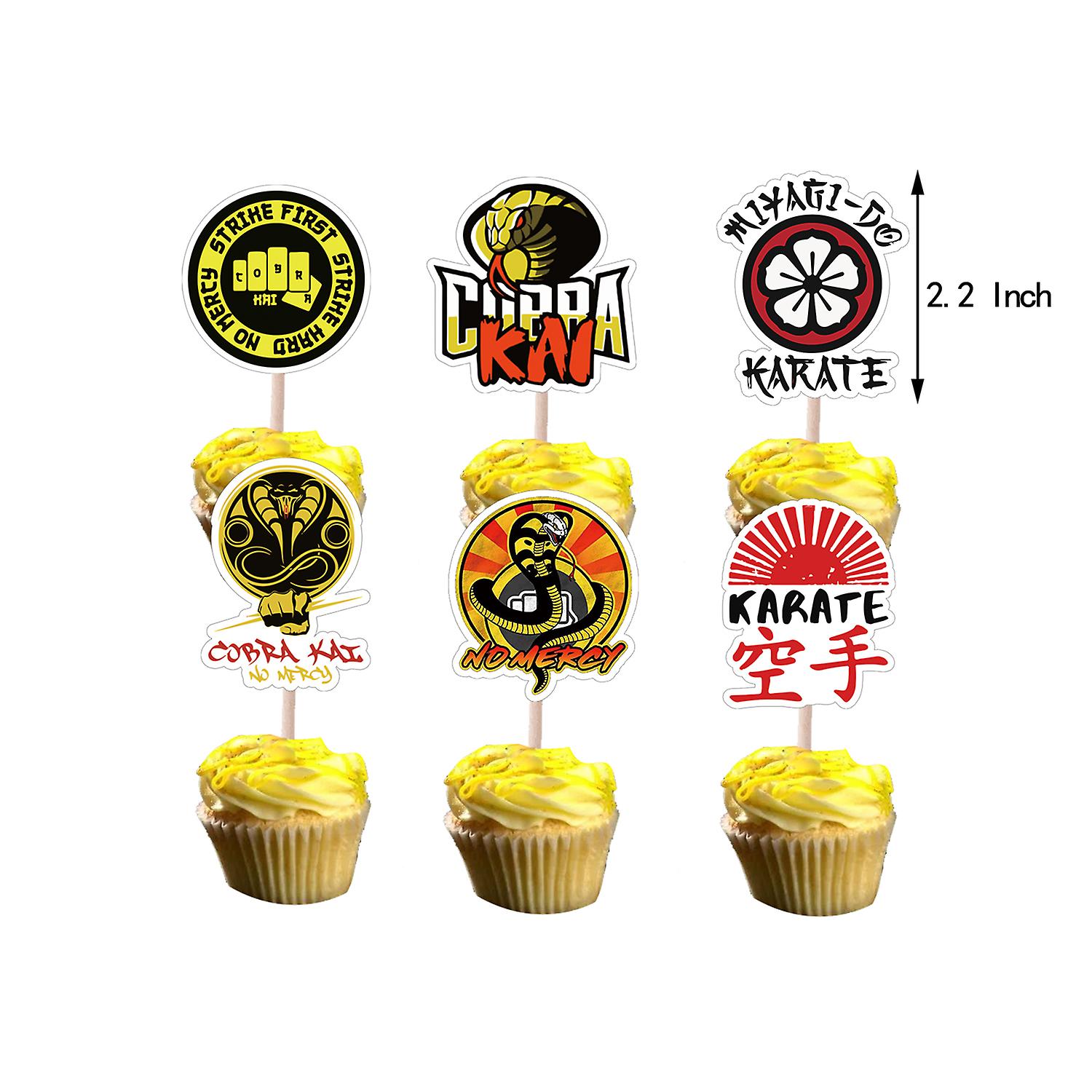 Cobra Theme Birthday Party Supplies Paper Banners Cupcake Toppers ...
