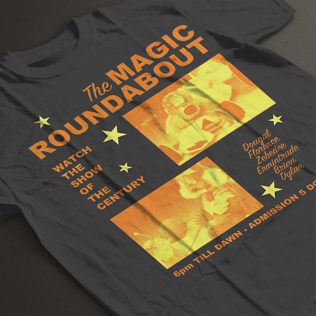 The Magic Roundabout Retro Show Poster Men's T-Shirt | Fruugo US