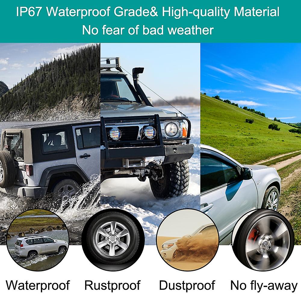 Truck Car Tire Pressure Monitoring System Solar Tpms 6 Sensors Lcd ...