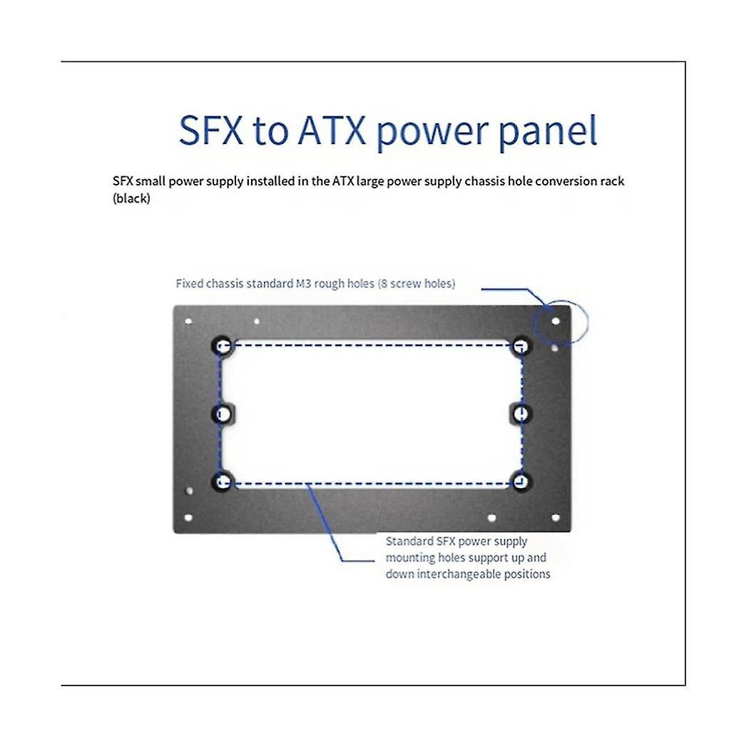Atx Power Supply To Sfx Power Supply Bracket Sfx Power Supply To Atx ...