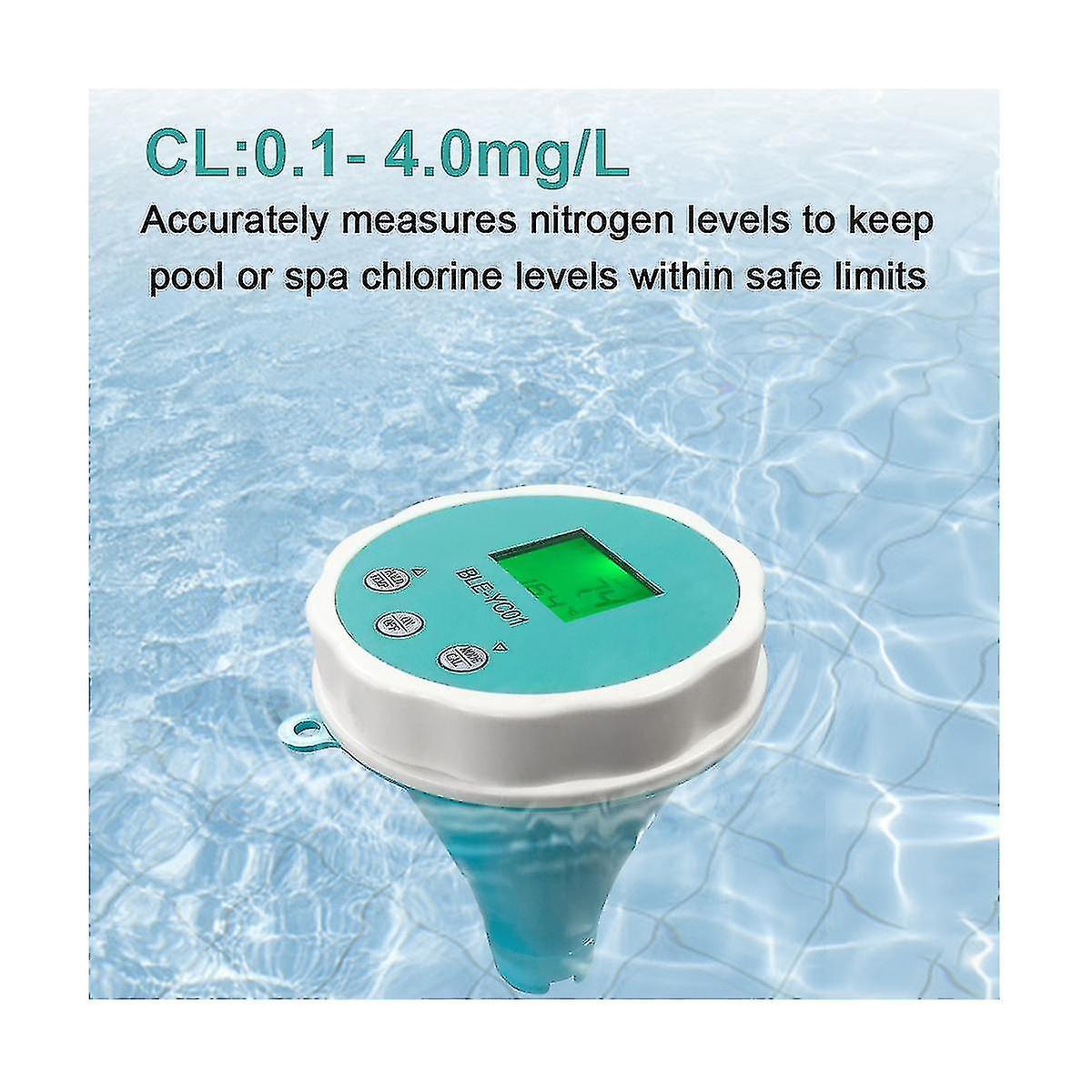 6 In 1 Water Quality Detector Ph Ec Tds Orp Temperature Chlorine App ...