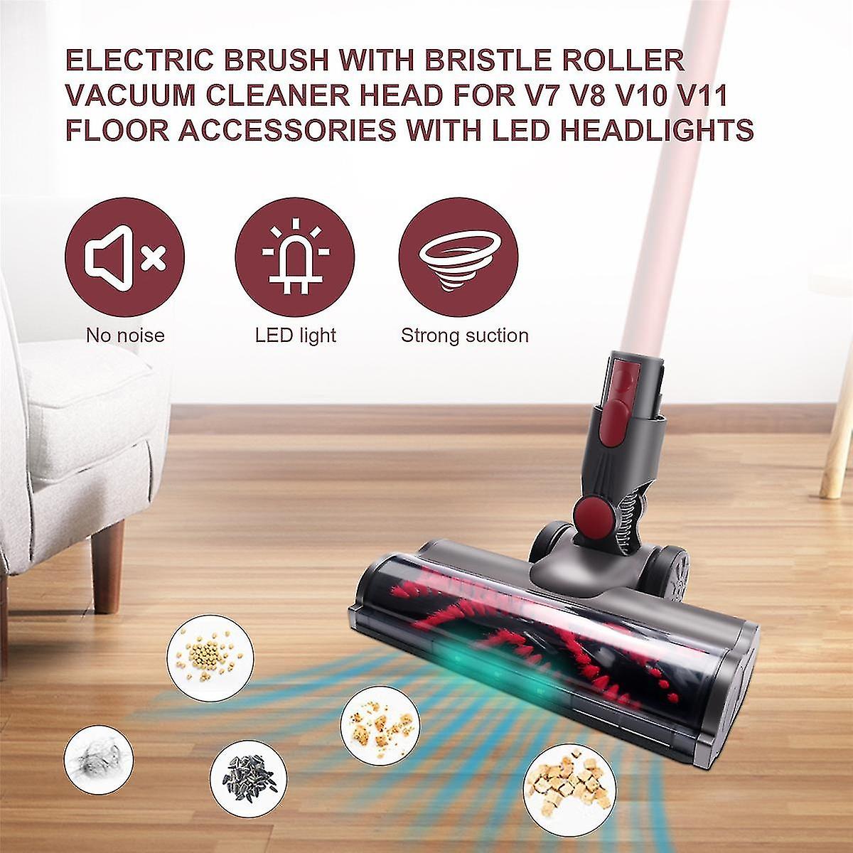 Motorized Brush With Bristle Roller Vacuum Cleaner Head For V7 V10 V11 ...