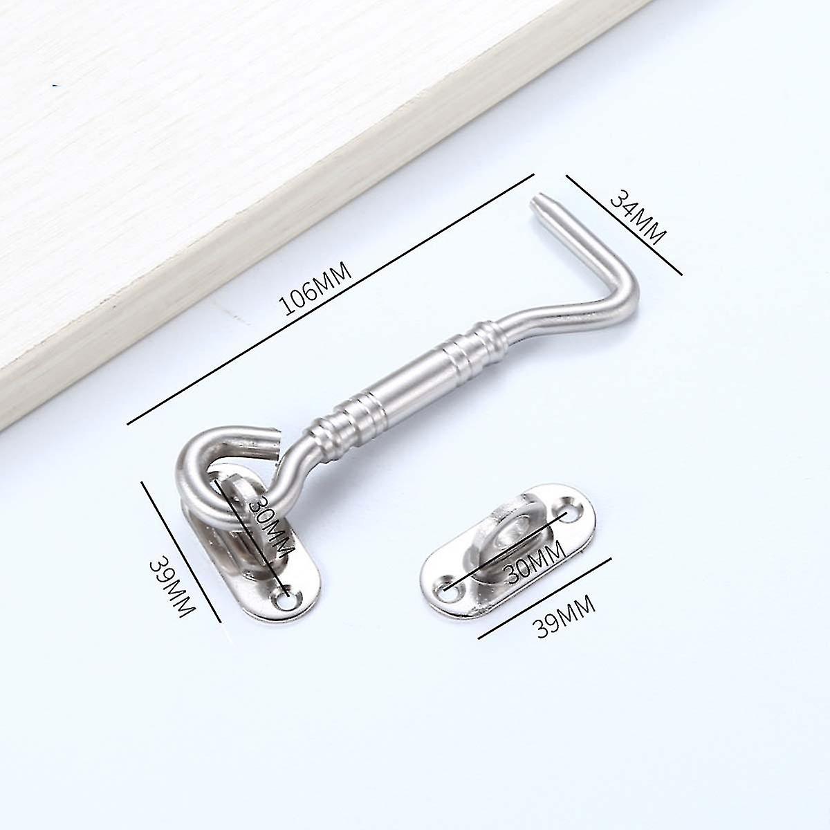 Stainless Steel Cabin Hook And Hook And Eye Latch Shed Door Latch Heavy ...