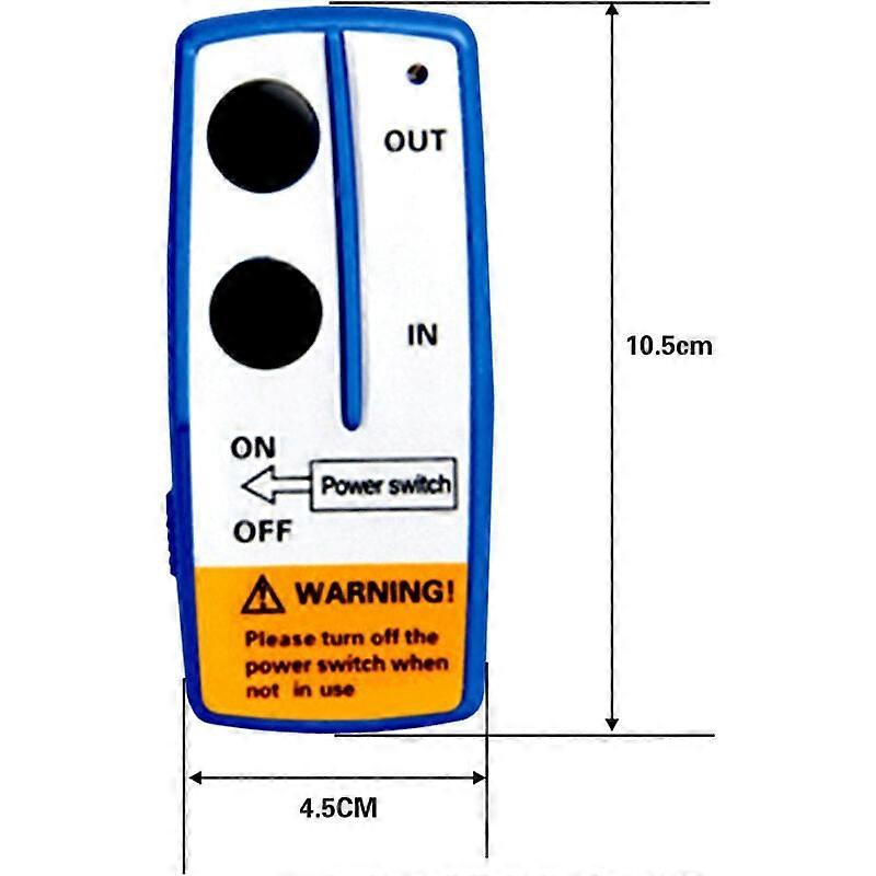 12V Wireless Winch Remote Controller, Universal 12V 50ft Wireless Winch ...