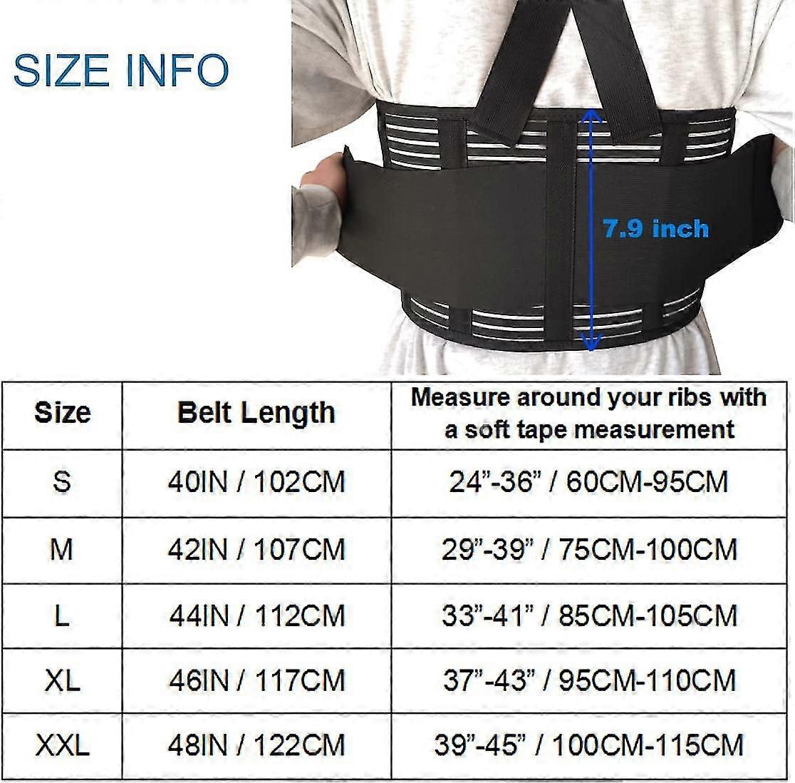 For Rib and Chest Support Brace, Broken Rib Brace, Breathable Rib Belt ...