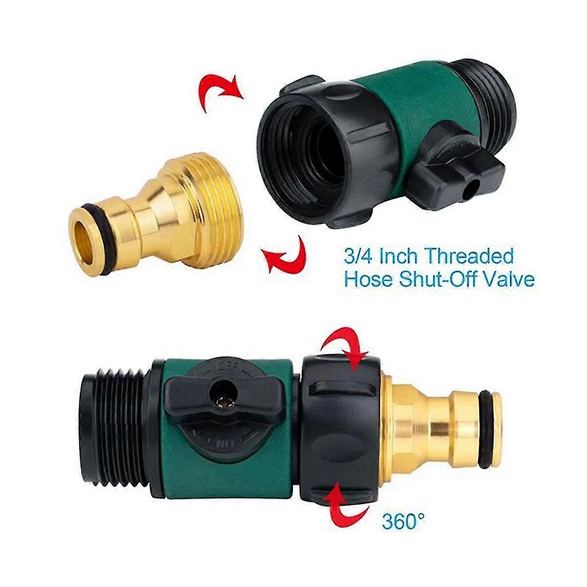 Plastic Water Pipe Shutoff Valve Garden Hose Connection Valve Plastic ...