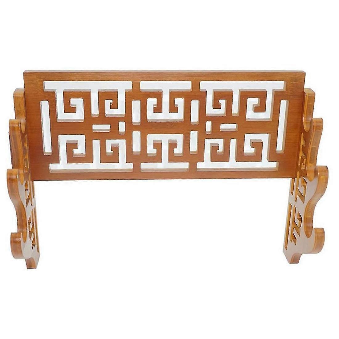 3 Tier Bambu Sword Holder Wall Mount Display Stand Samurai Sword Rack ...