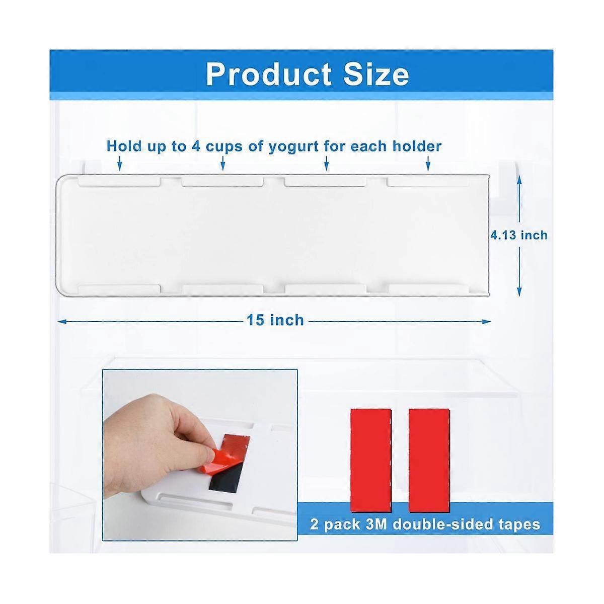 Yogurt Organizer for Fridge, Yogurt Holder for Refrigerator Organizer ...