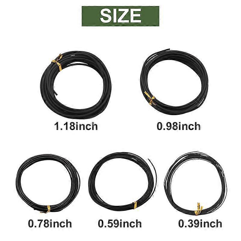 10 Bonsai Wires Anodized Aluminum Bonsai Training Wire in 5 Sizes - 1.0 ...