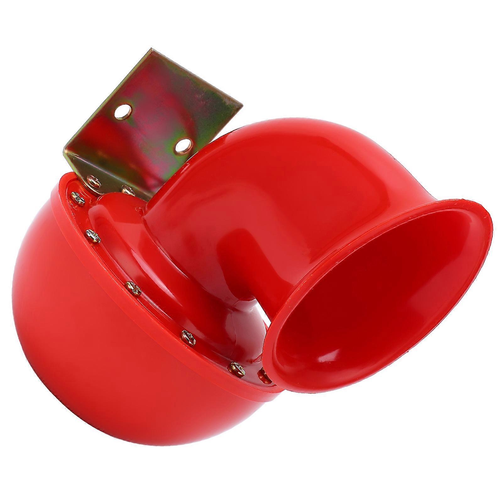 Car Horn 150db Red Air Horn Electric Bull Horn Cow Sound Metal Horn for ...