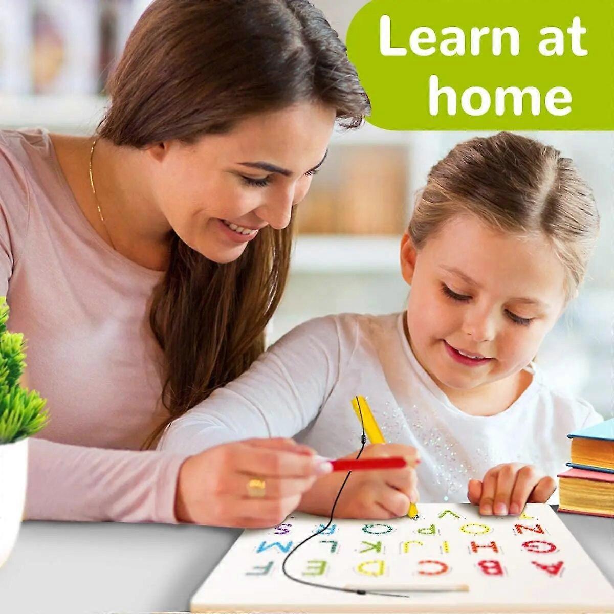 Double Sided Magnetic Letter Board 2in1 Alphabet Magnets Tracing Board ...