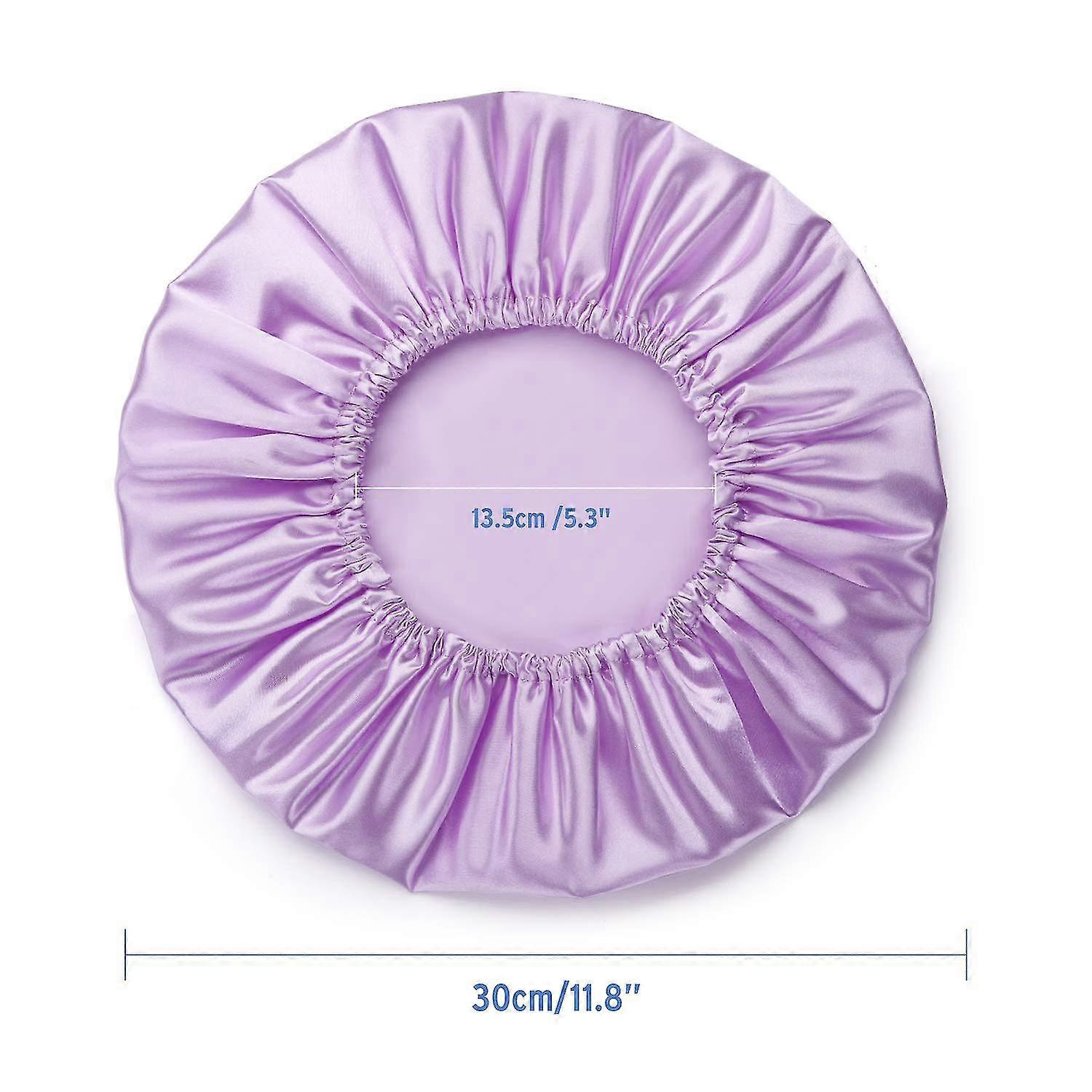 Shower Cap, 4-pack Shower Caps For Women, Double Waterproof Layers In ...