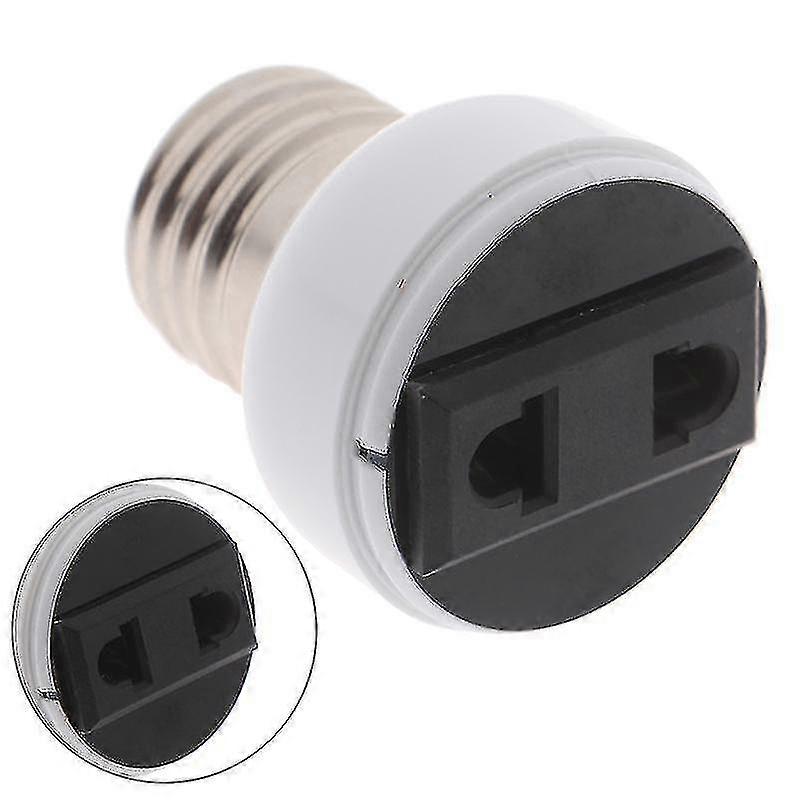 1pc E27 Screw Socket Lamp Light Holder Bulb Convert To Power Female ...