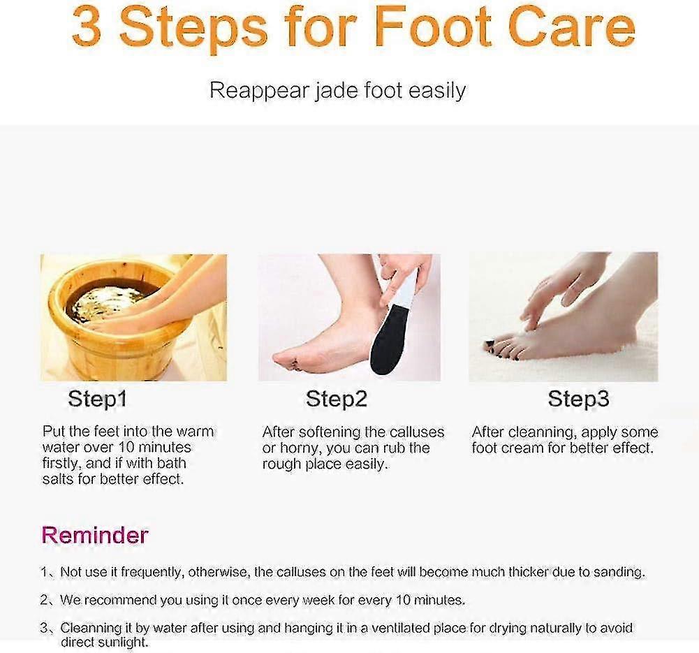 Foot Files For Hard Skin 8 Packs Double-sided Foot Rasp File And Callus ...