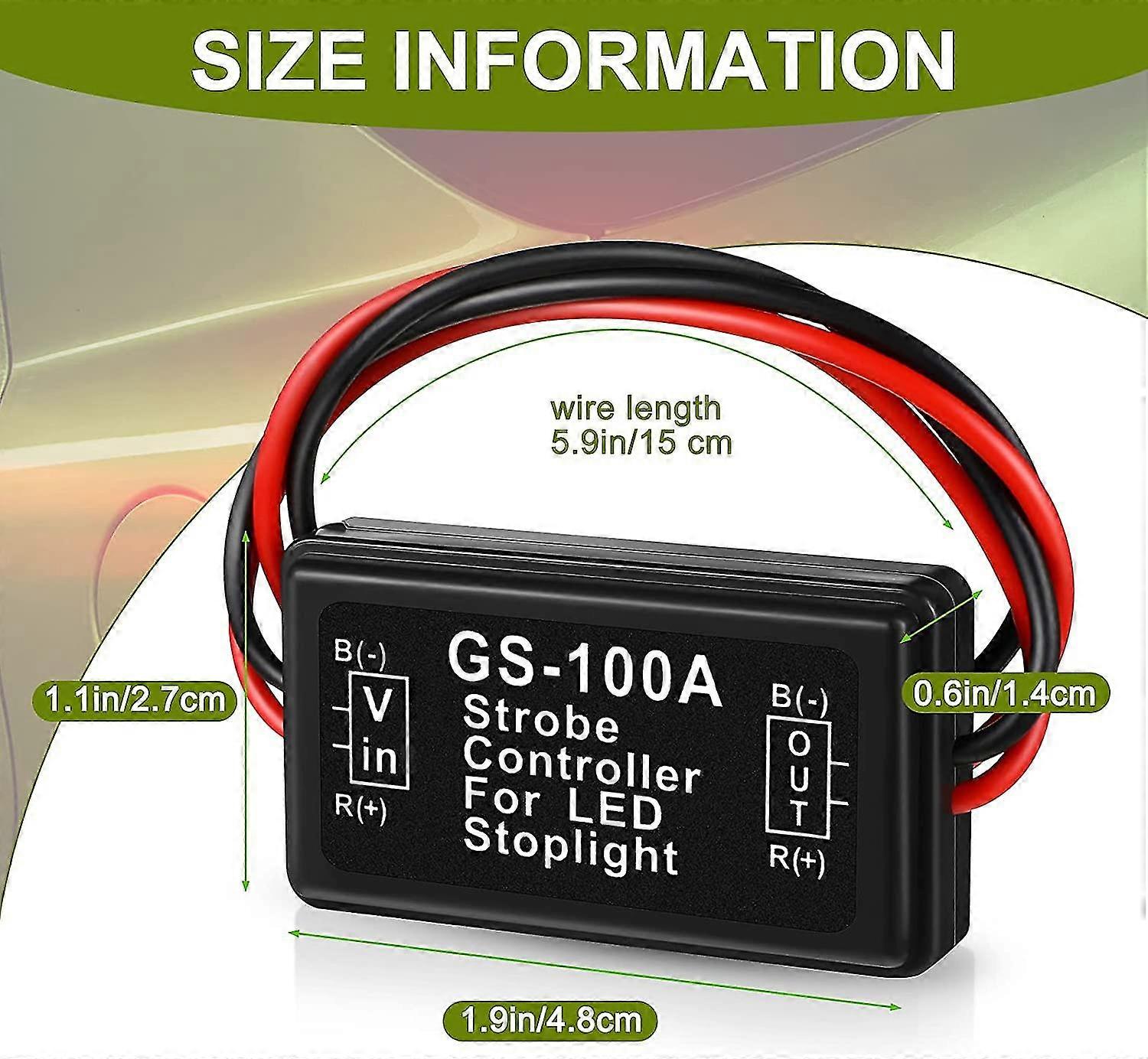 Brake Light Flasher Brake Light Strobe Tail Light Strobes Brake Flasher Module Car Led Flash ...