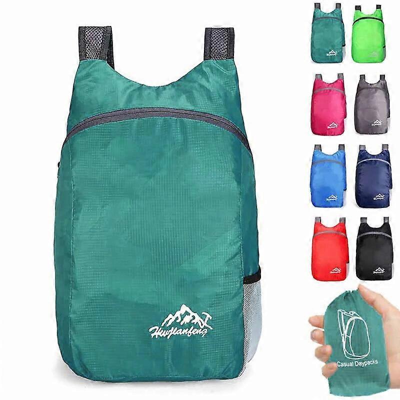 20L Rucksack Lightweight Nylon Foldable Backpack Waterproof Folding bag ...