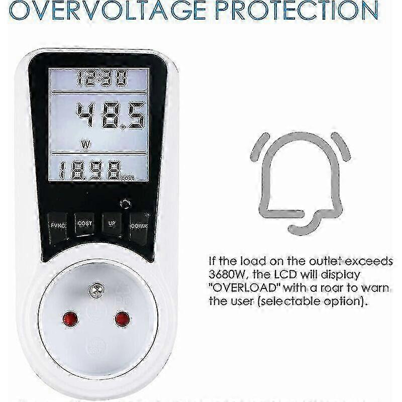 New Models Meter Socket, 230VAC Energy Meter, Power Consumption Meter, Electricity Consumption ...