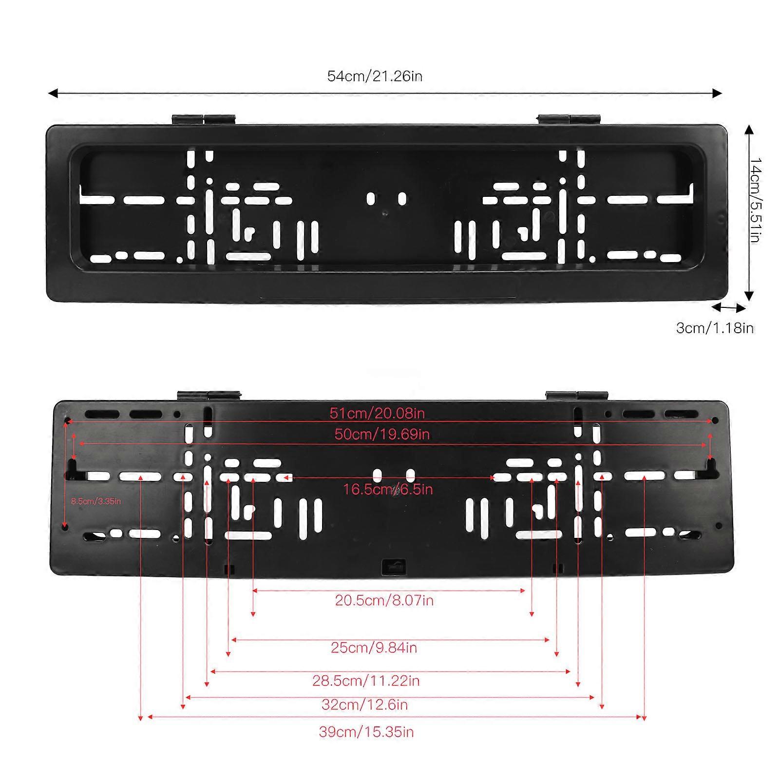 Electric License Plate Frame Rustproof Waterproof Number Plate Bracket ...