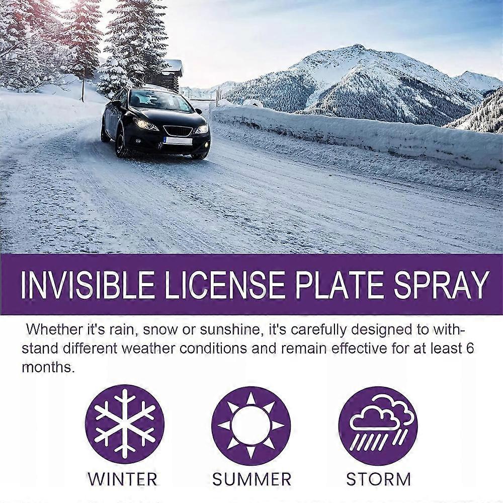 Invisible License Plate Spray, License Plate Reflective Spray | Fruugo AU