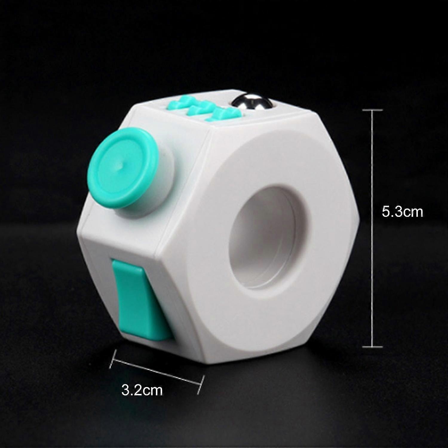 Fidget Ring Mini Multiple Play Method 6 Sides Stress Relief Finger Ring ...