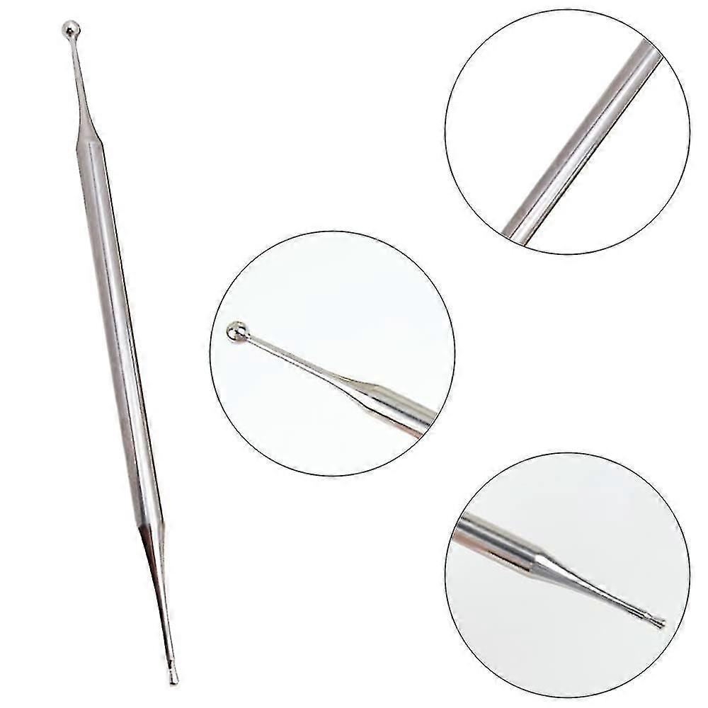 Dual Head Facial Reflexology Tools Stainless Steel Manual Acupuncture ...