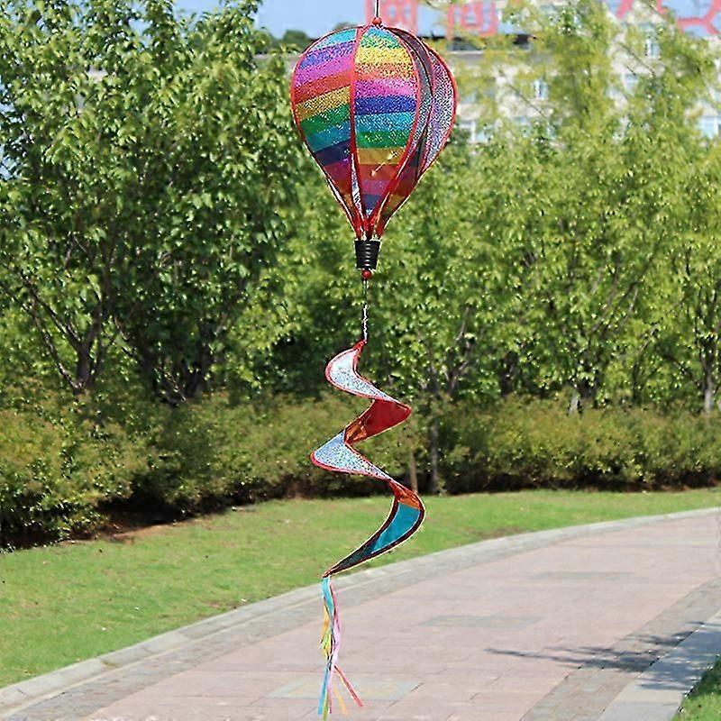 Balloon Wind spinner Striped Sequin Windsock Balloon Patio decoration ...