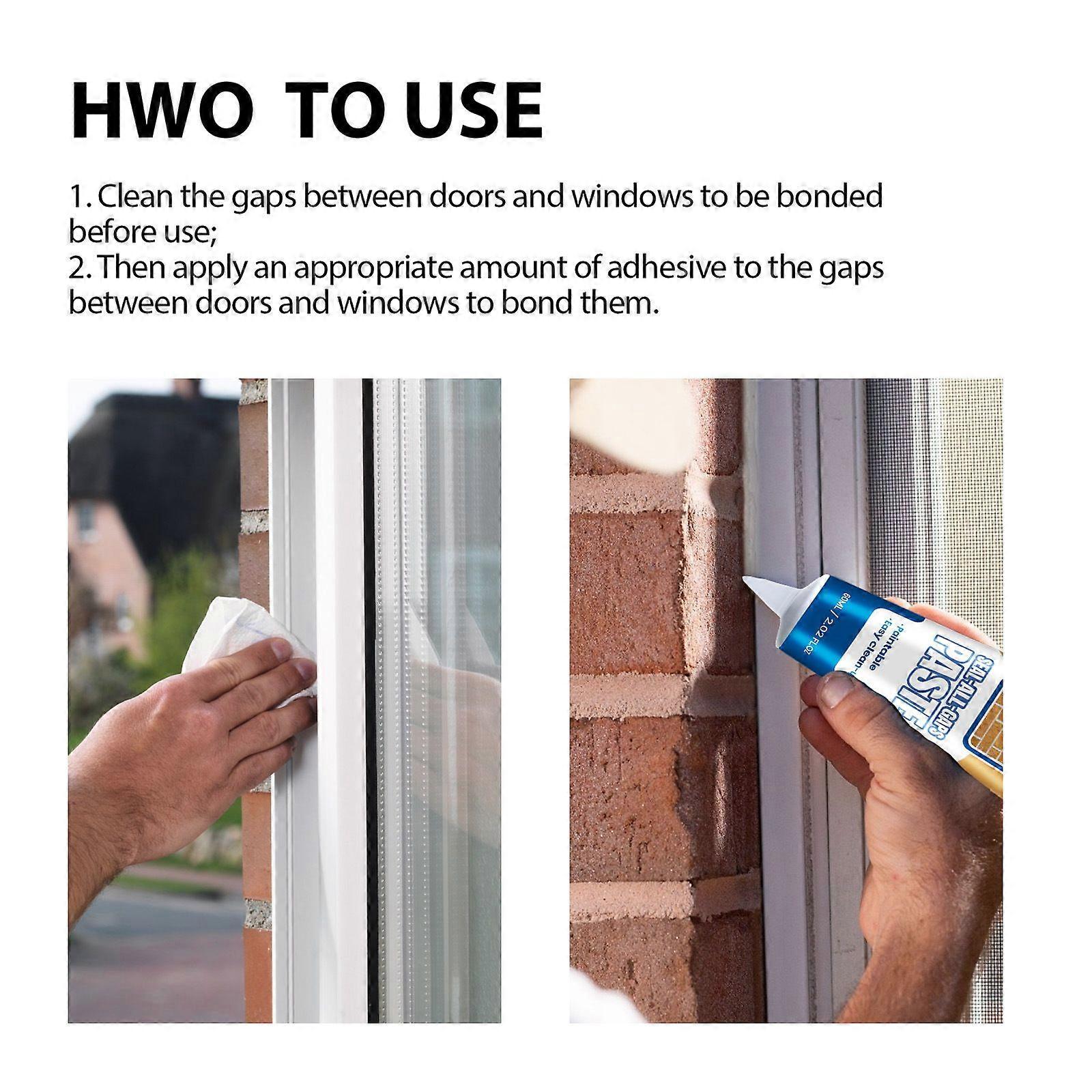 Seal-All-Gaps Paste, Home Floor Door And Window Gaps Repair Adhesive ...
