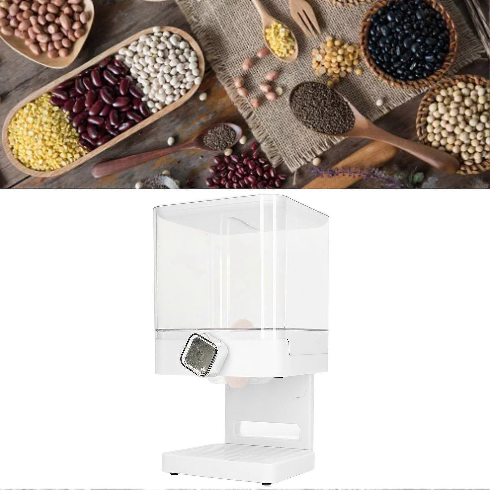 Cereal Dispenser 17.5oz Capacity Single Grid Grain Dispenser ...