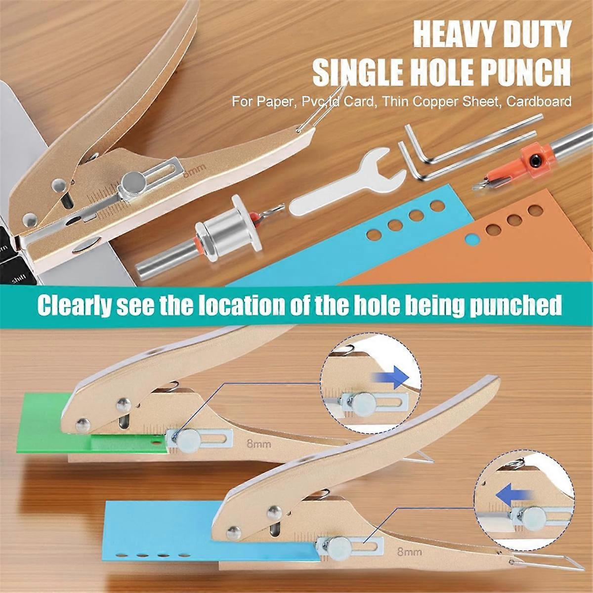 10mm Heavy Duty Hole Puncher Edge Banding Punching Plier | Fruugo UK