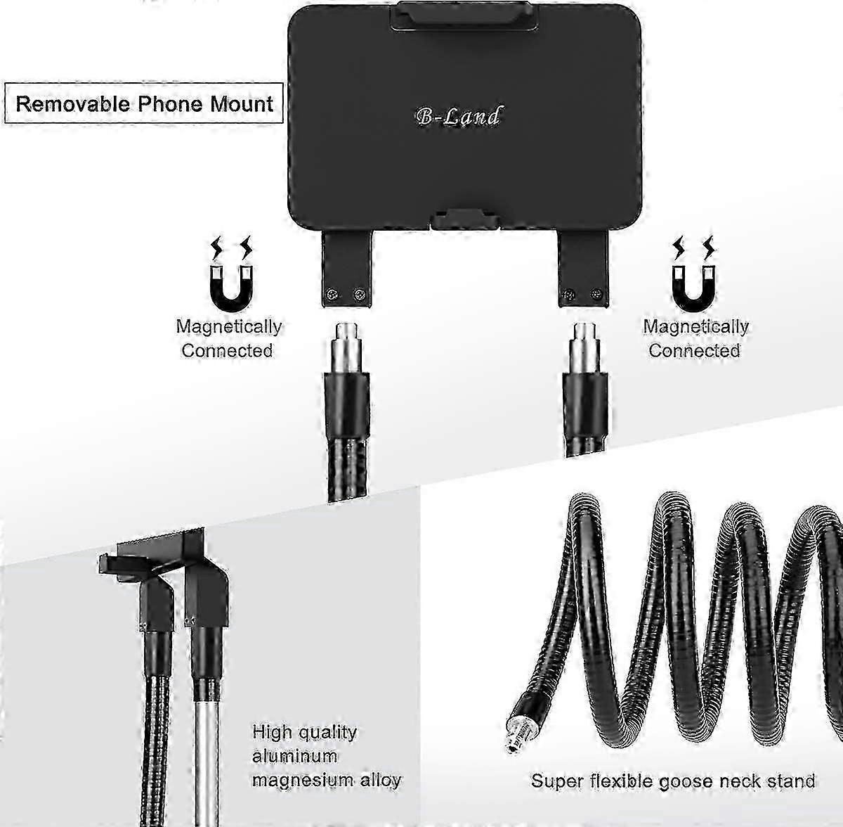 Multi-Function Mobile Phone Holder Mount Bracket (Black) | Fruugo UK