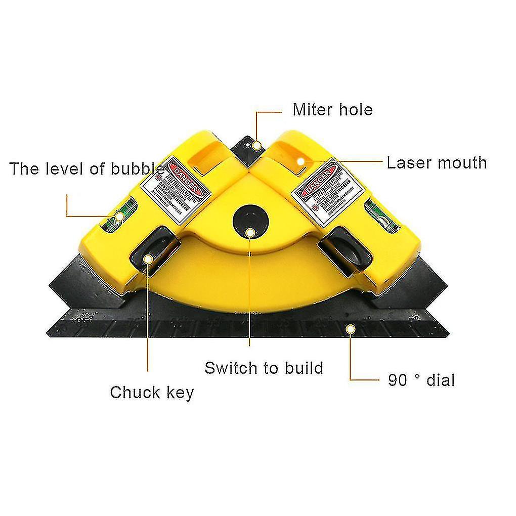 90 Degree Right Angle Square Laser Level Tile Level Laser Line ...