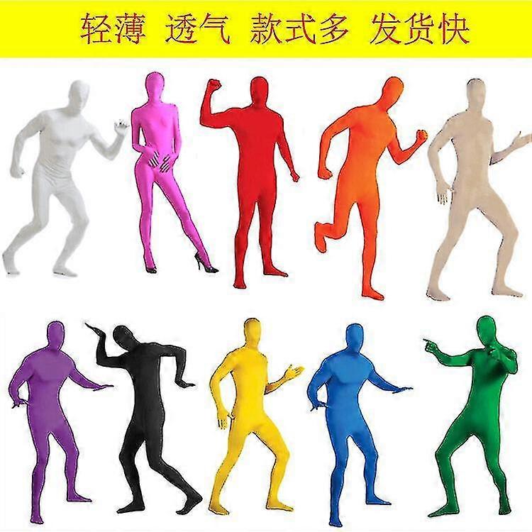 Adult Morph Costume Mens Womens Spandex Body Suit Skin Jumpsuit | Fruugo UK