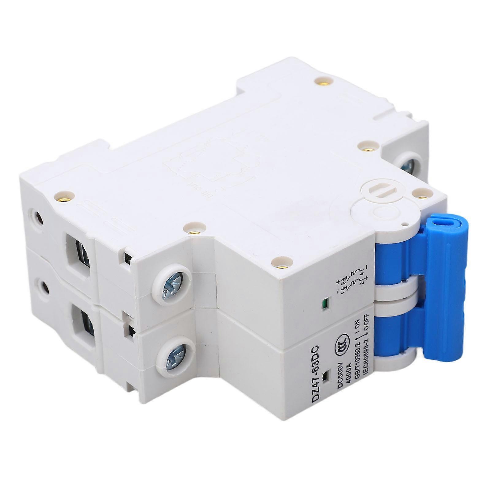 DC Miniature Circuit Breaker Upgraded 2P 500V Air for Solar PV System ...