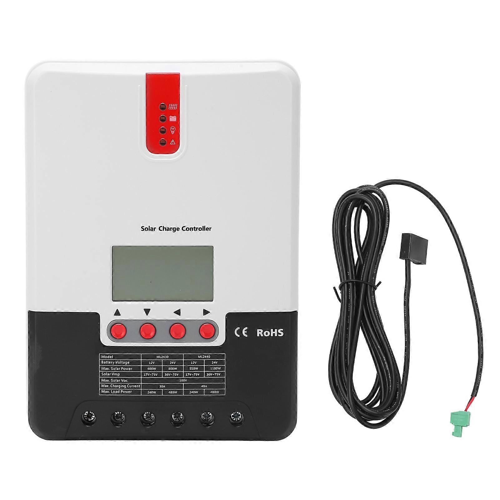 LCD Display Solar Charge Discharge Controller MPPT Photovoltaic ...