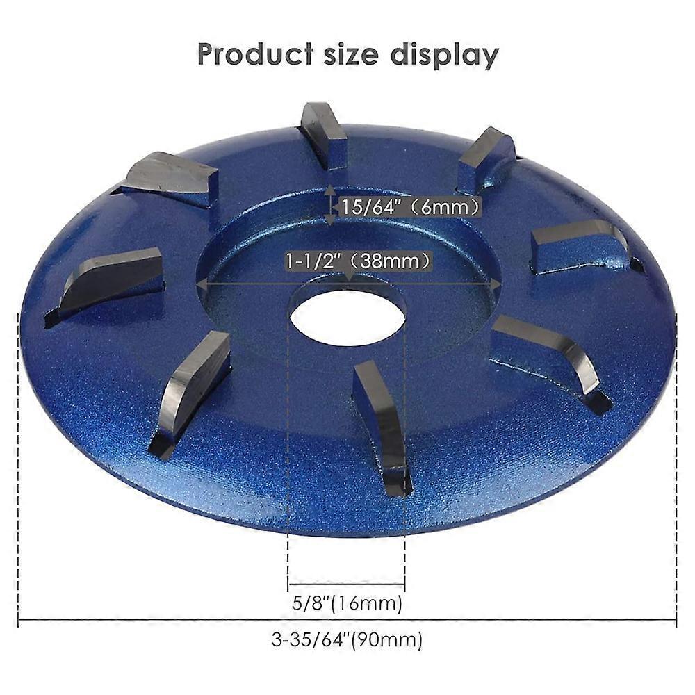 Wood Turbo Carving Disc in 8 Teeth for Woodcarving Coffee Table ...