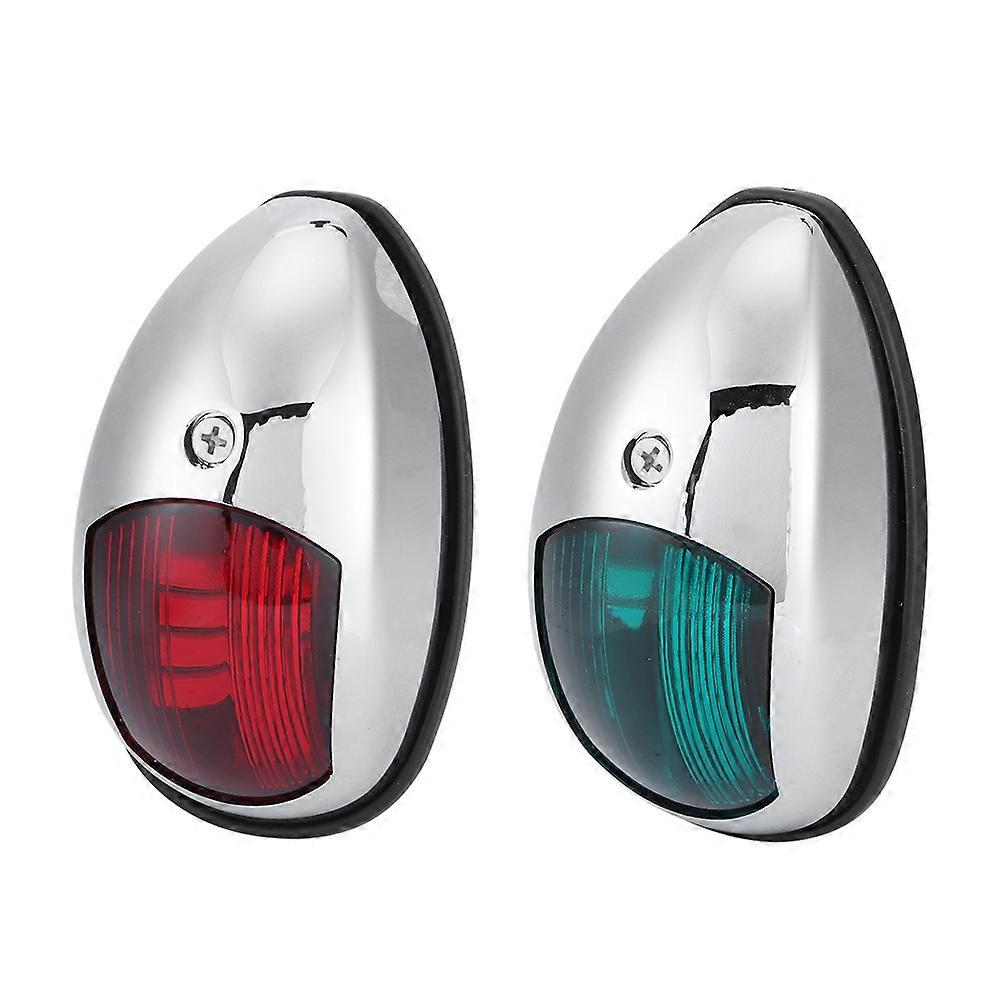 12V LED Marine Navigation Light Waterproof Green Starboards Red Port ...