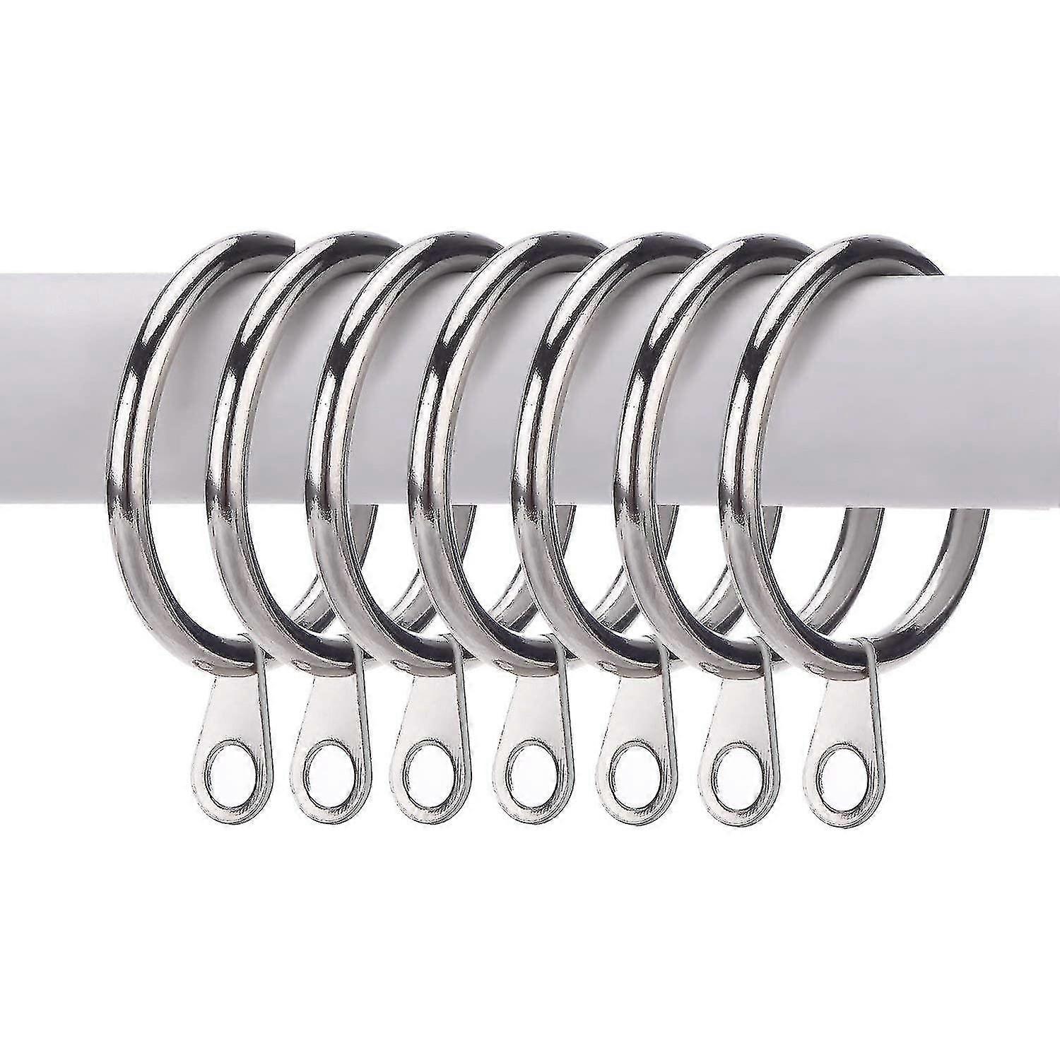 40 Pcs Metal Curtain Ring For Curtains And Poles,dangling Sliding ...