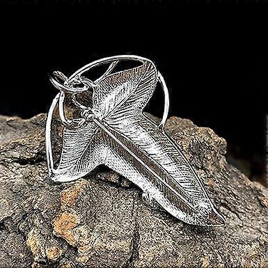 Elegant Elven Green Tree Leaf Enamel Pins Brooch for Women Men,Cosplay ...