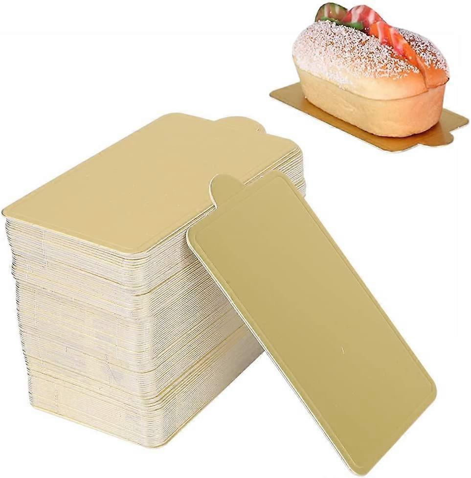 100Pcs Rectangle Mousse Cake Boards, Quarter Sheet Cake Board ...