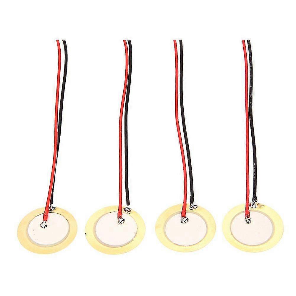 12pcs 27 Mm Piezoelectric Sheets With Lead Microphone Drums Trigger Acoustic Pickups | Fruugo UK