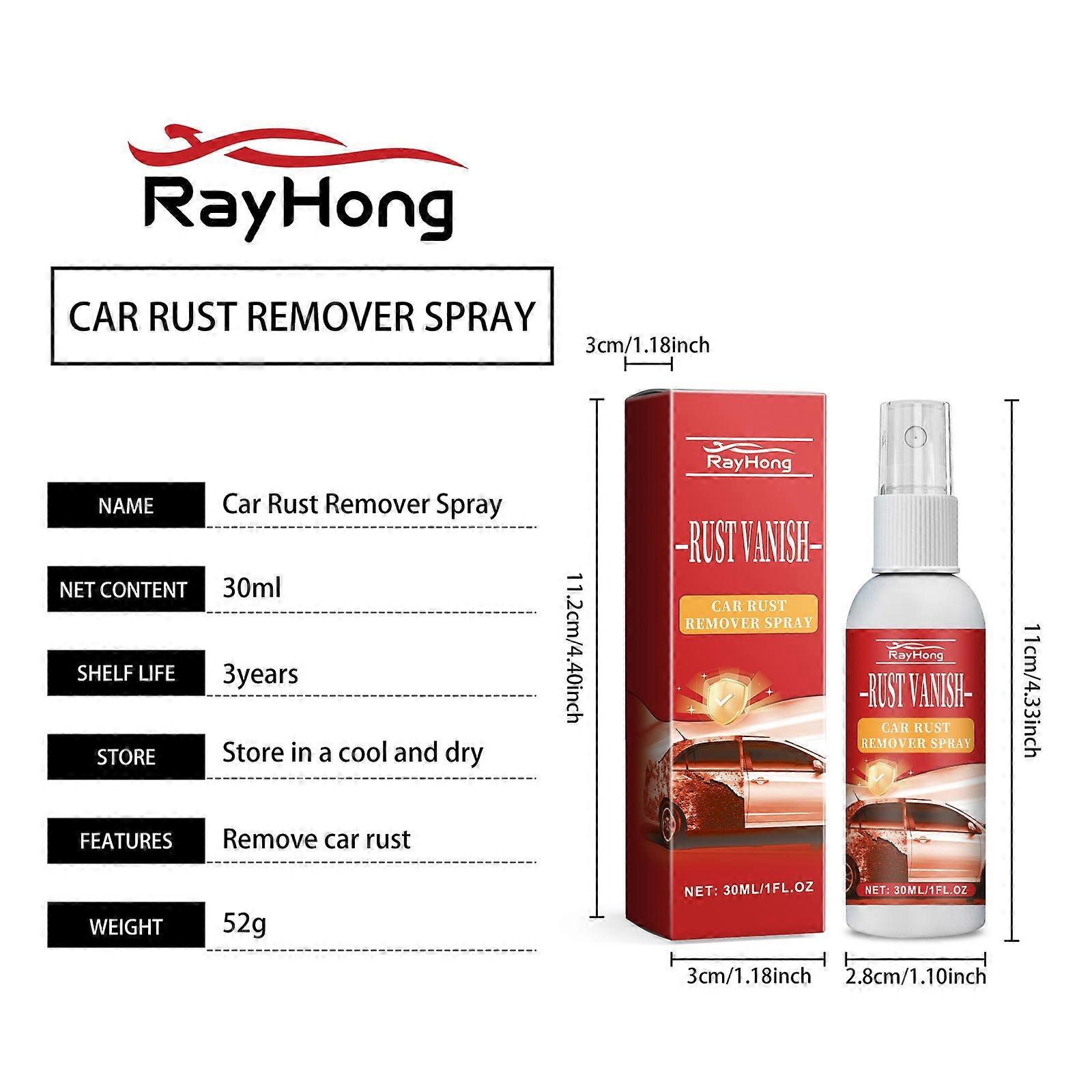 Automotive Rust Removal Spray Protects Paintwork Removes Stains And ...