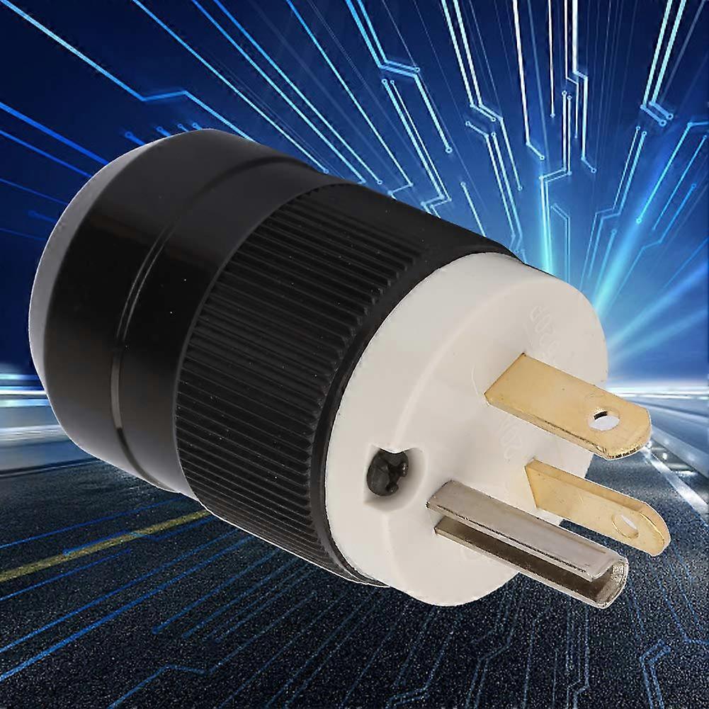 125V 3 Poles US Plug, Safty 3 Poles Power Plug,Waterproof 3 Holes Male ...