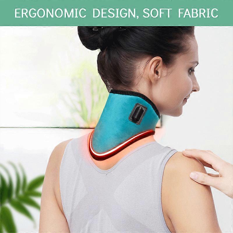 Electric Heating Neck Brace Cervical Vertebra Fatigue Therapy Reliever ...
