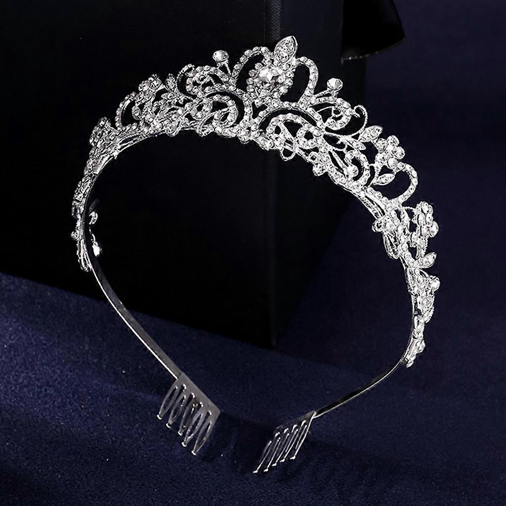 Tiaras Crown, Crystal AB Rhinestones Tiaras and Crowns for Women ...