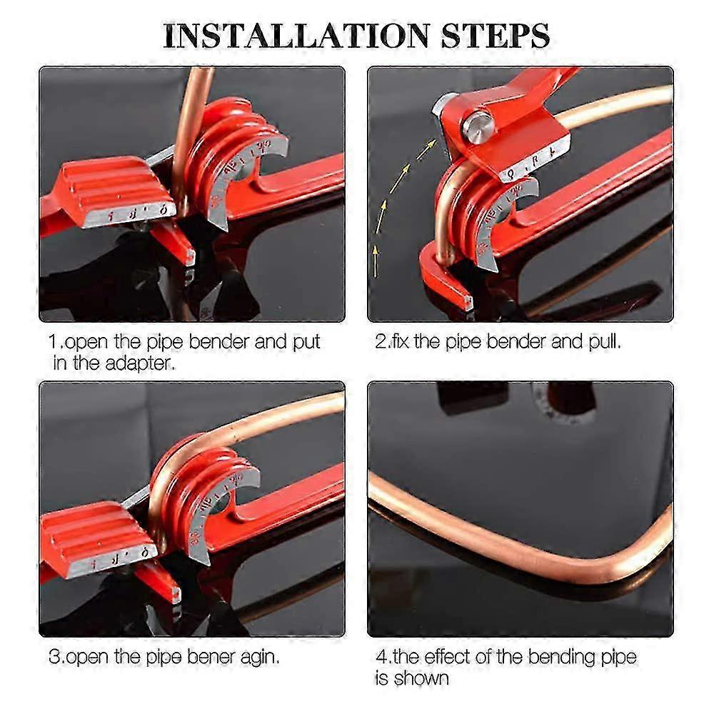 Tube Bender, 3 in 1 Bender 6mm/8mm/10mm Copper Tube Bender Copper Tube ...
